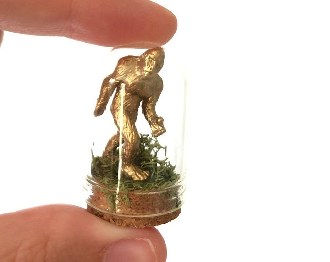 Worlds Tiniest Bigfoot/ Bigfoot in a Dome/bigfoot Planter/ Tiny Bigfoot ...