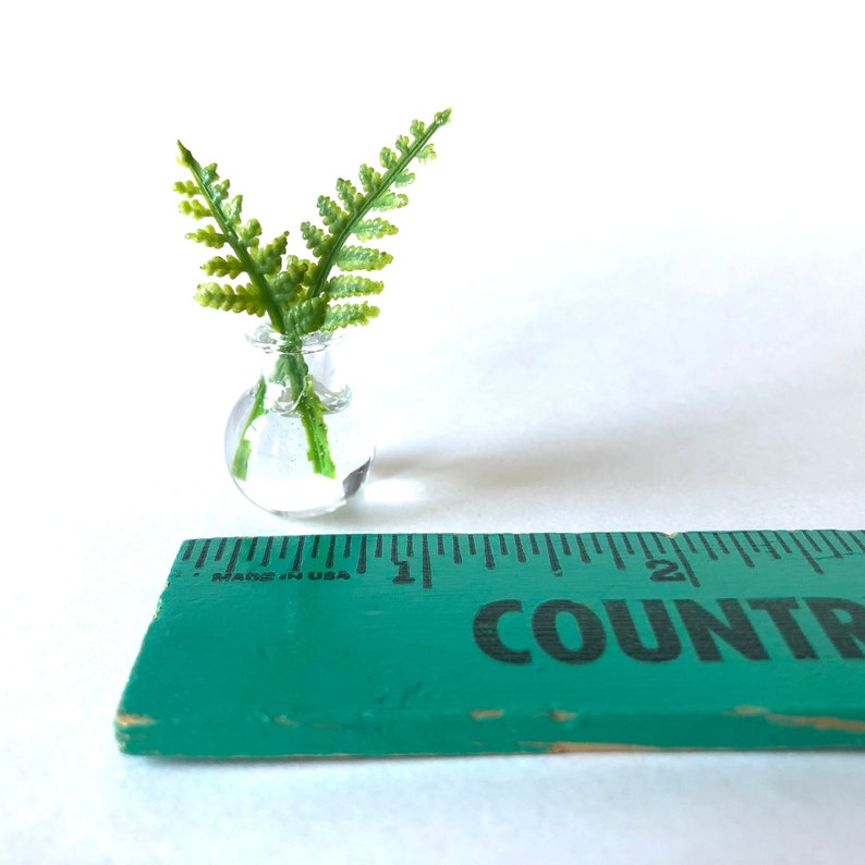Miniature Fern/ Tiny Fern/ Tiny Faux Plant/ Mini Plant/ Miniature/ Fern ...