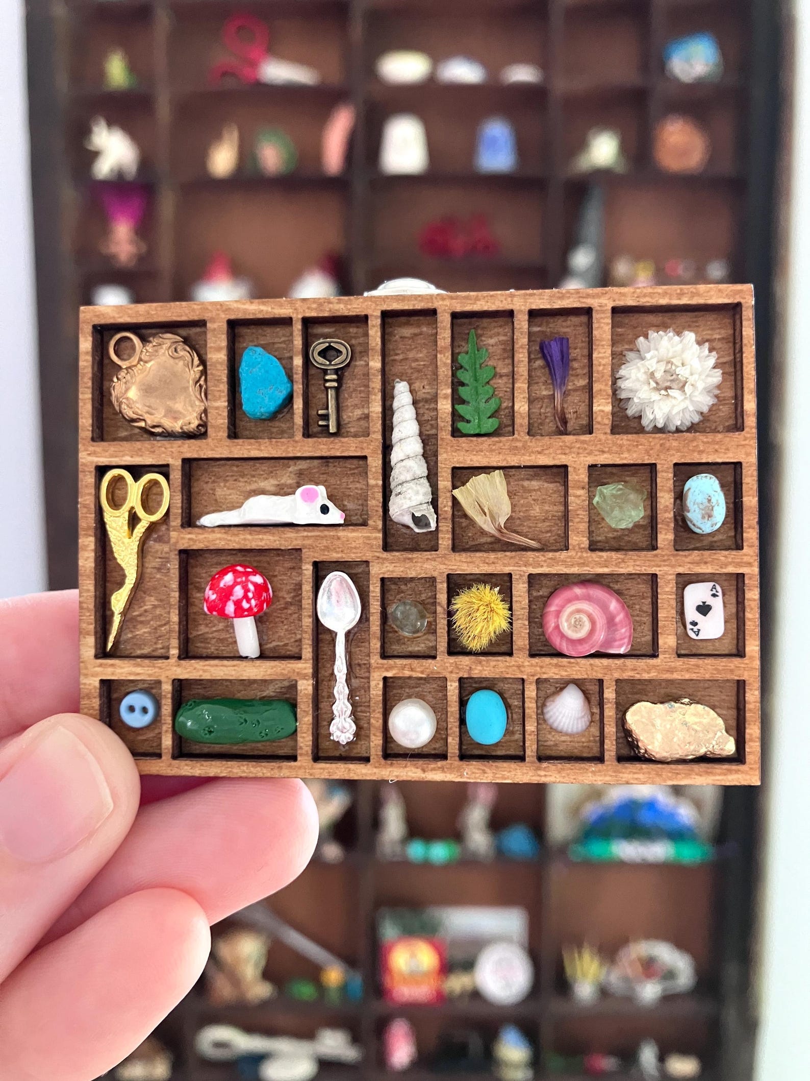 World's Tiniest Printer's Tray/ Miniature Printer's Tray/ Tiny ...
