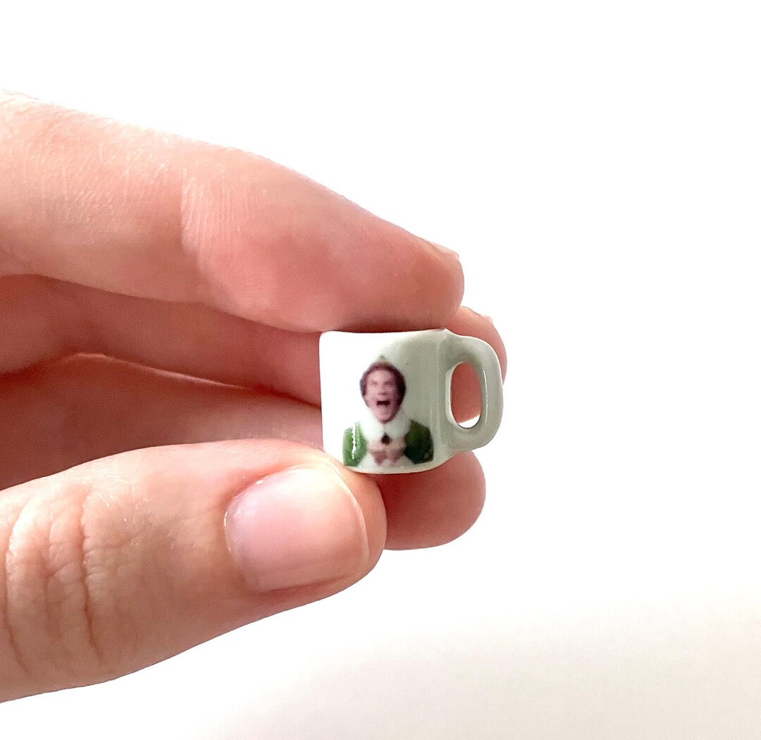 Tiny Mug/elf Mug/buddy the Elf/ Miniature Mugs/ Miniature Coffee Mug ...