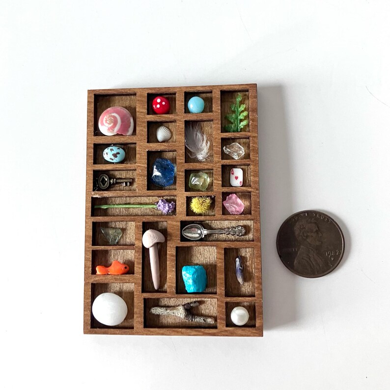 World's Tiniest Printer's Tray/ Miniature Printer's Tray/ Tiny ...