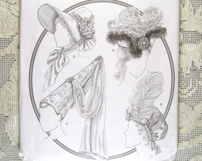 Historical Hats Sewing Pattern. Renaissance, Victorian, Edwardian ...