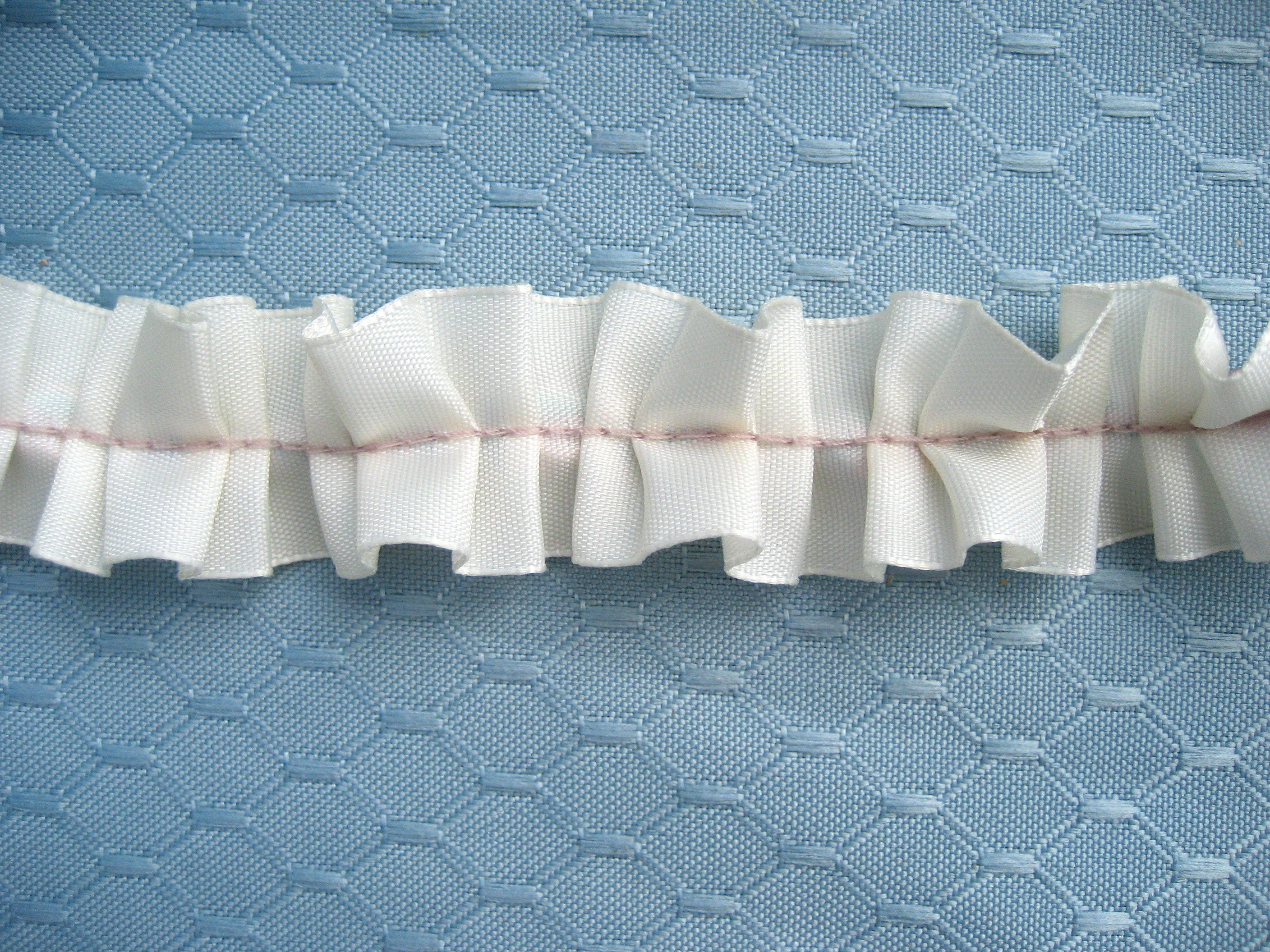 Vintage Ivory Satin Ruched Ribbon Trim With Corded Pink Roses. - Etsy