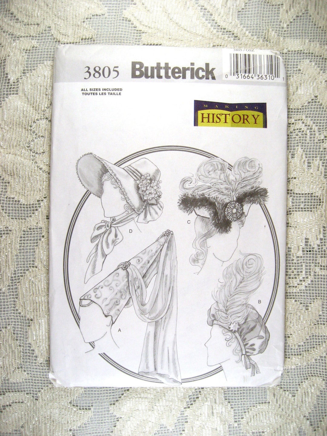 Historical Hats Sewing Pattern. Renaissance, Victorian, Edwardian ...