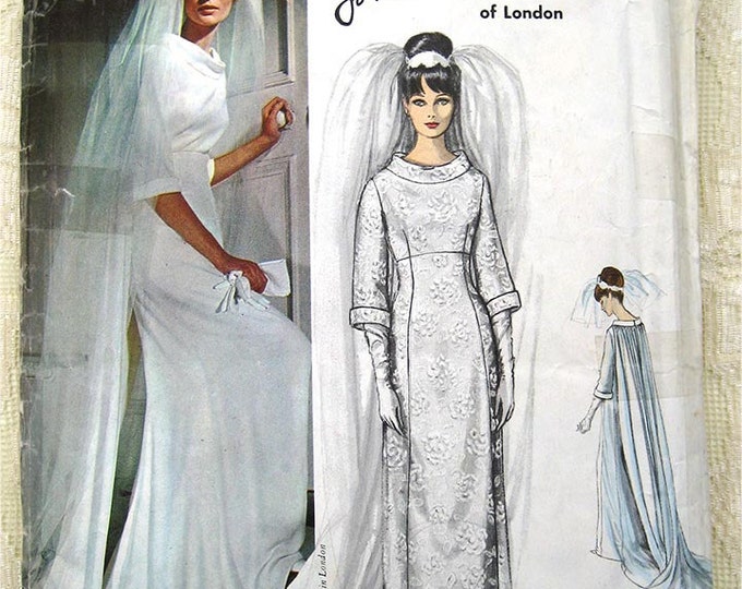 60s John Cavanagh Bridal Gown Vogue Couturier Design 1347 - Etsy