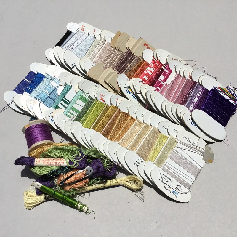 Silk Embroidery Thread - Etsy