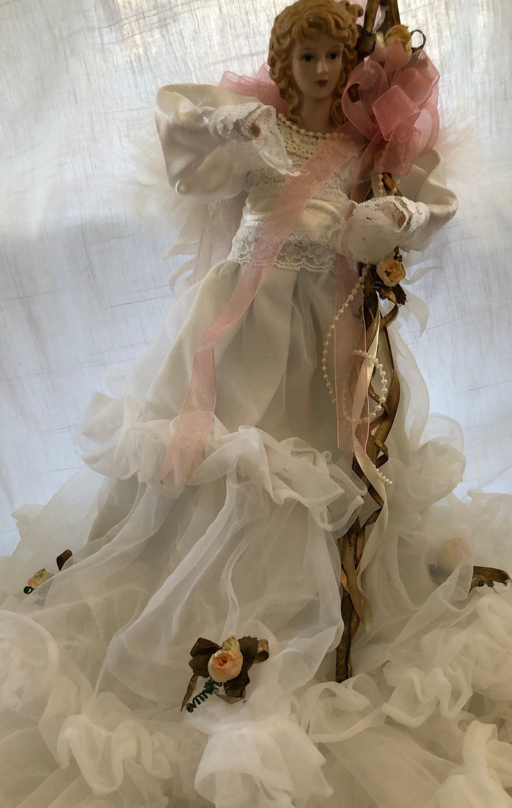 Floating Angel Set Tree Topper - Etsy