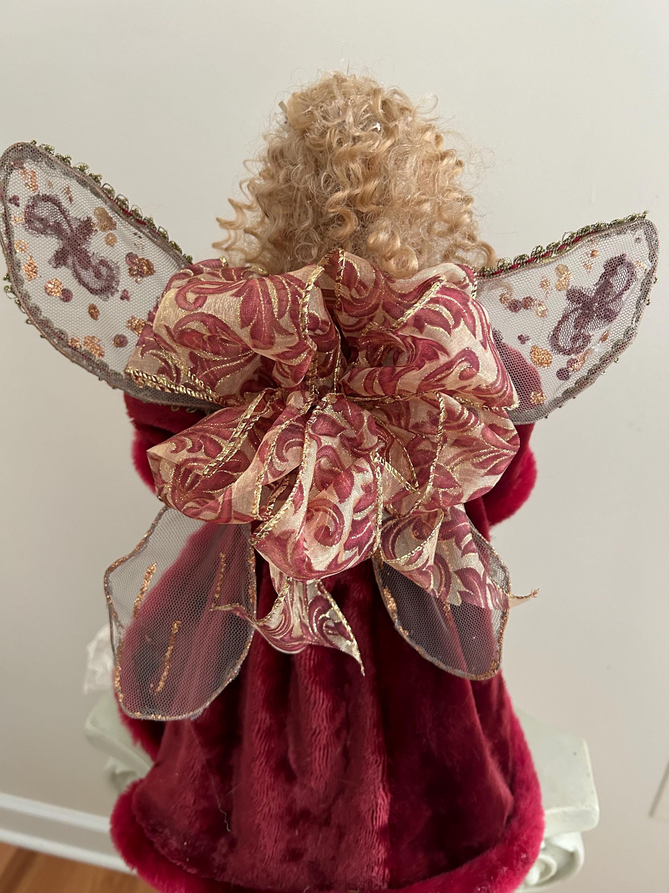 Porcelain Tree Top Angel - Etsy