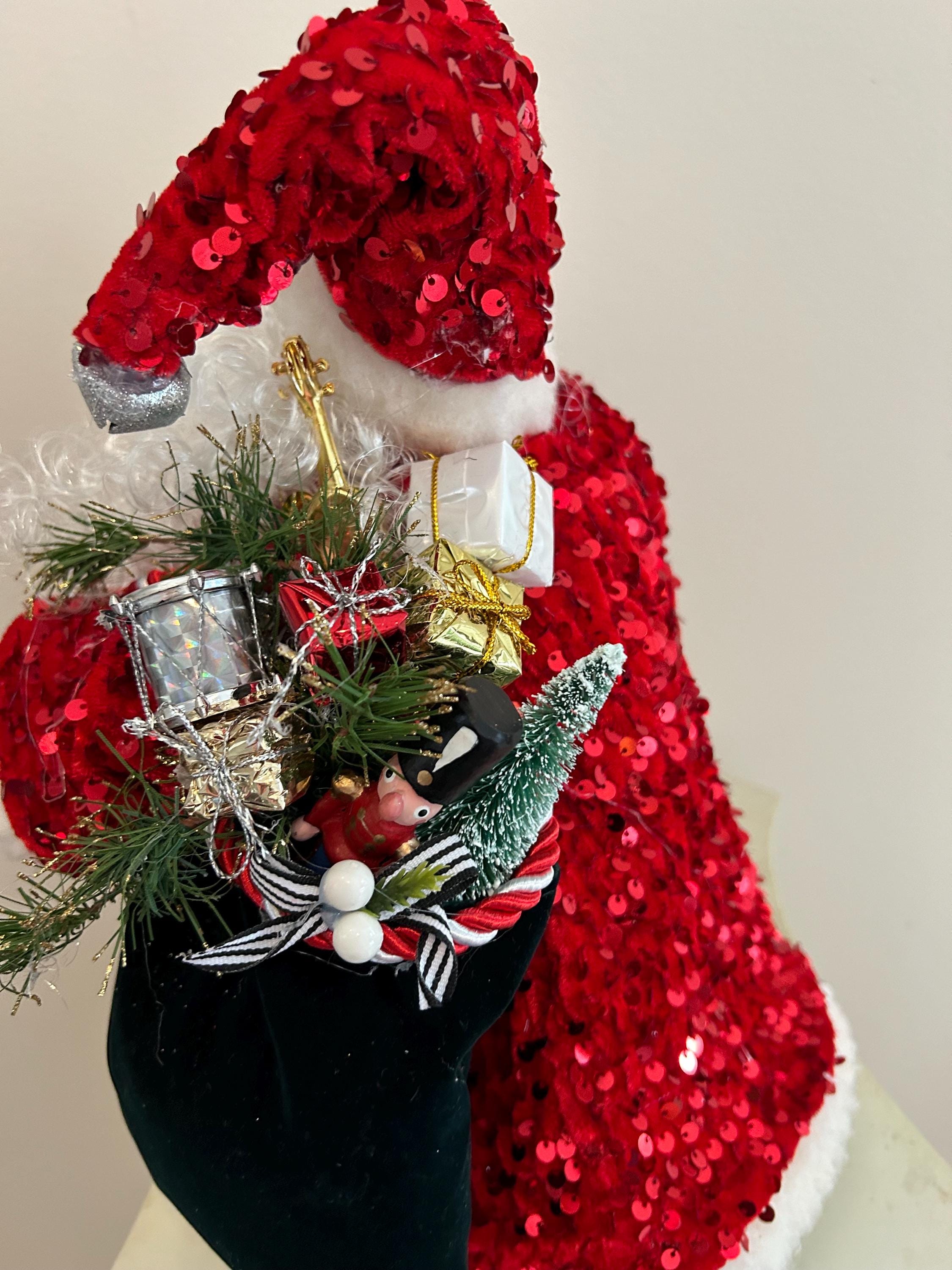 Tree Topper Santa - Etsy