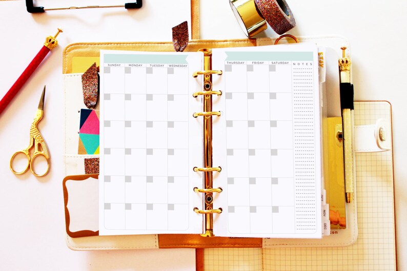 Personal Planner Starter Kit Bundle With Daily Weekly and | Etsy