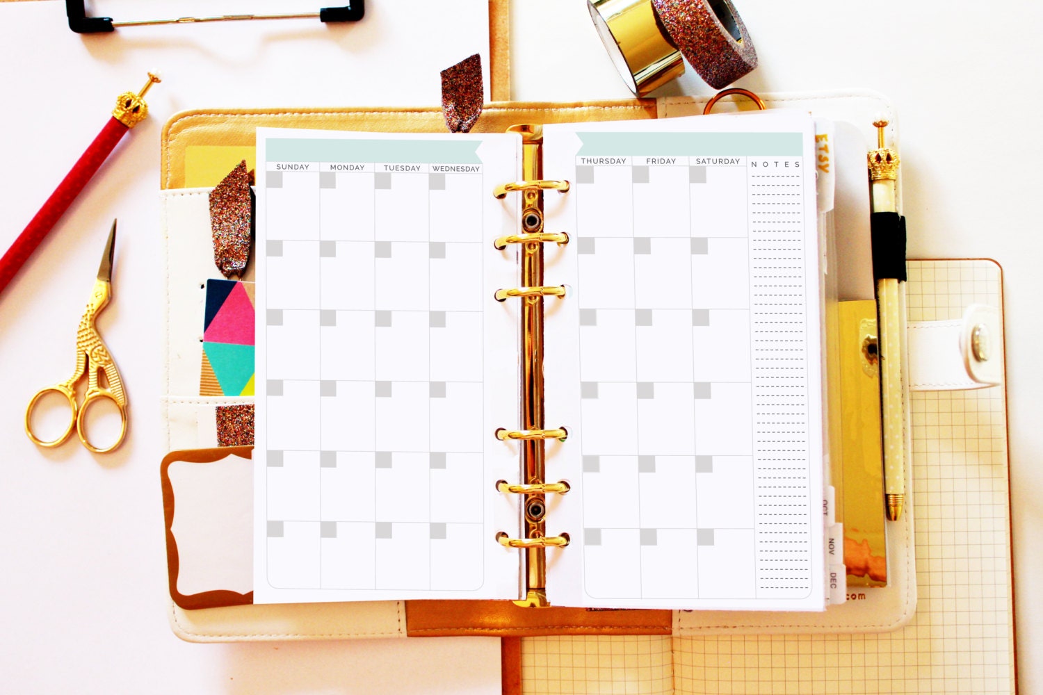 Personal Planner Starter Kit Bundle With Daily Weekly and | Etsy