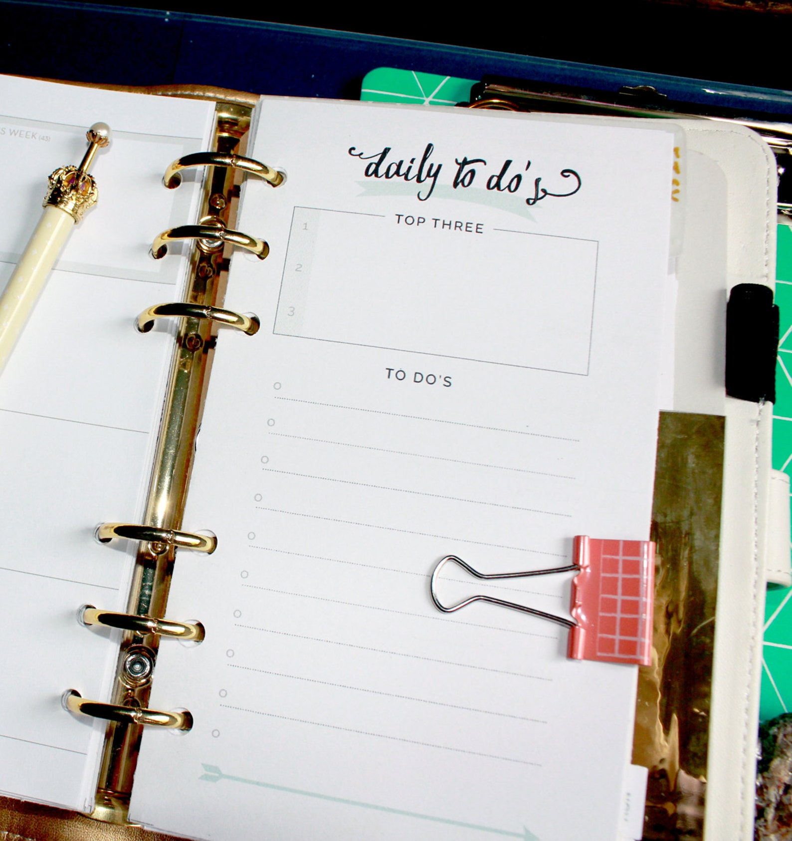 Personal Planner Starter Kit Bundle With Daily Weekly and | Etsy