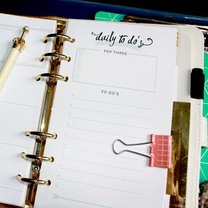 Personal Planner Starter Kit Bundle With Daily Weekly and - Etsy