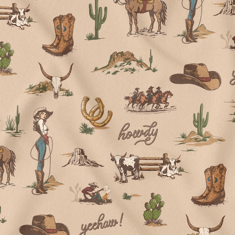 Western Fabric - Etsy