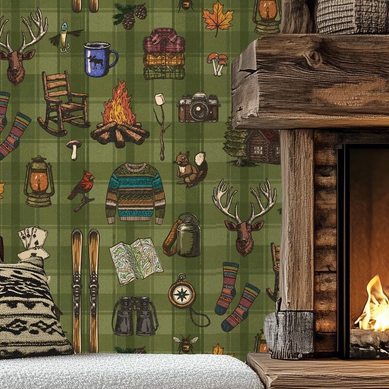 Rustic Wallpaper - Etsy