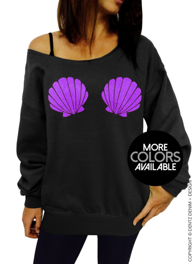 Mermaid Shirt Mermaid Shells Shell Shirt Seashells Shirt - Etsy