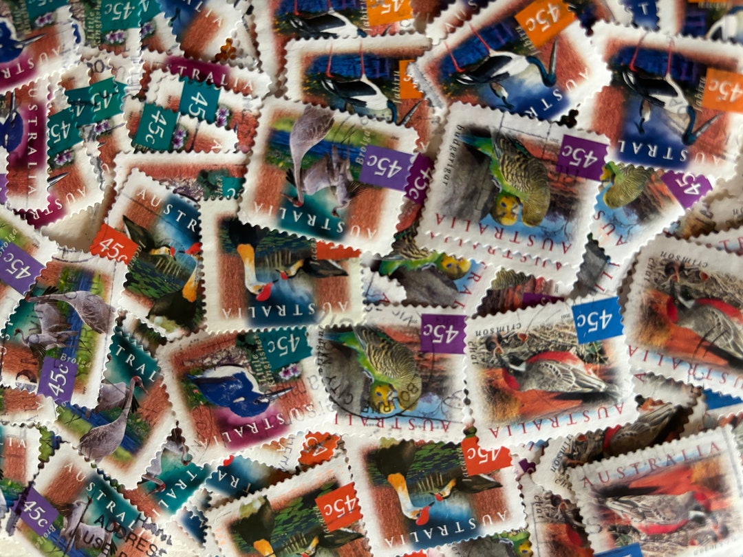Australian Birds 80 Stamps Vintage Stamps From Australia for ...