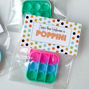DIGITAL Pop-it Halloween Toppers | Kids Halloween Tags | Halloween ...