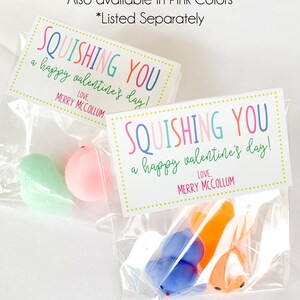Personalized Valentine Treat Topper | Kids Valentine Favor Tag ...