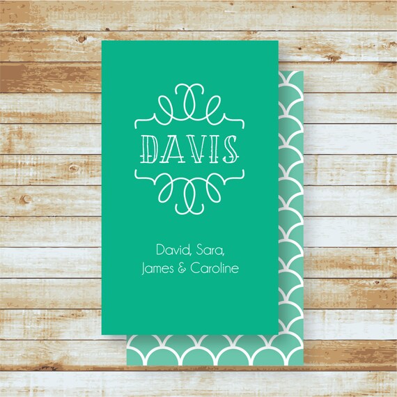 Personalized Gift Tags Gift Enclosures Calling Cards | Etsy