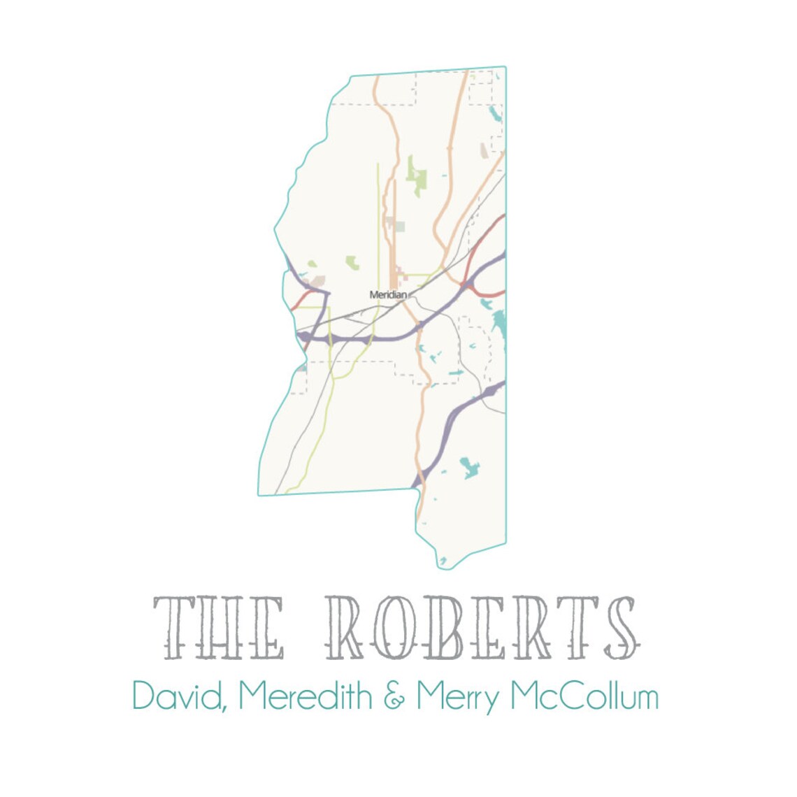 Personalized Hometown Map Gift Tags Map Calling Cards Map | Etsy