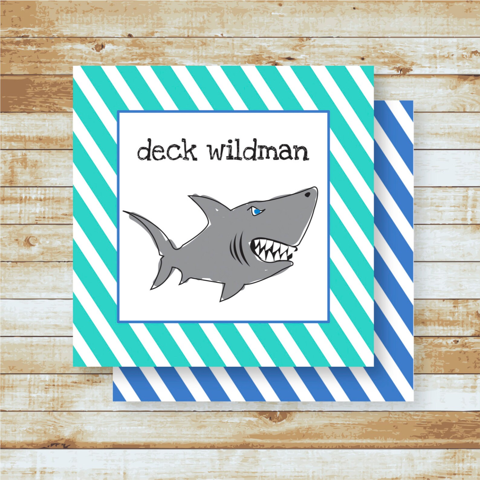 Shark Gift Tags Shark Stickers Personalized Calling Cards Boy Gift ...