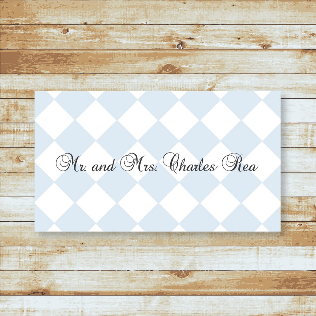 Personalized Enclosure Card Formal Gift Tags Couples - Etsy