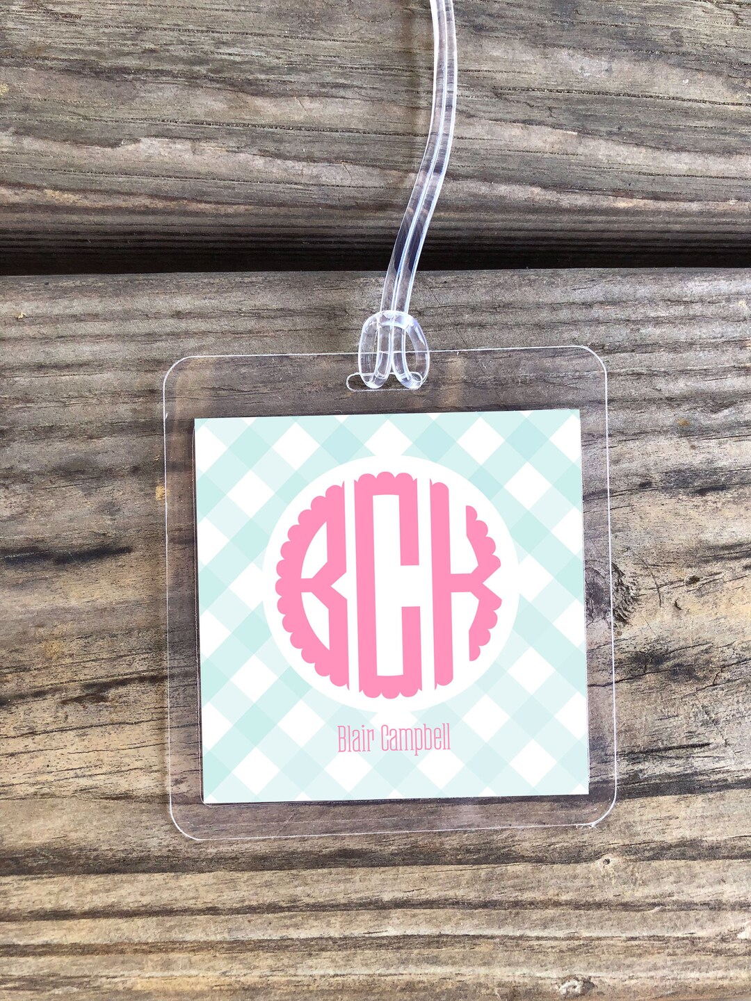 Personalized Monogram Bag Tags Kids Bag Tag Kids Luggage - Etsy