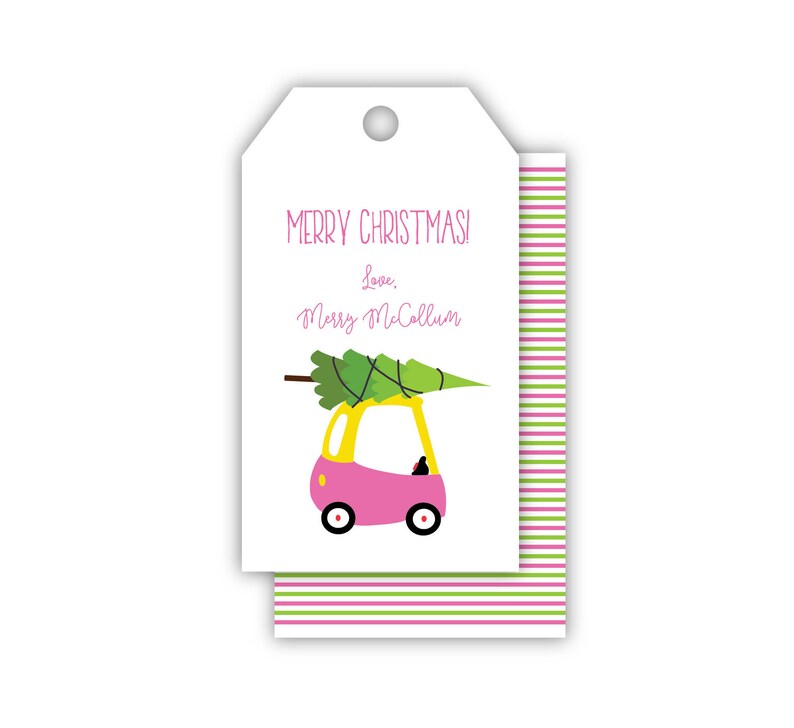 Personalized Holiday Gift Tags Christmas Hang Tags Kids | Etsy