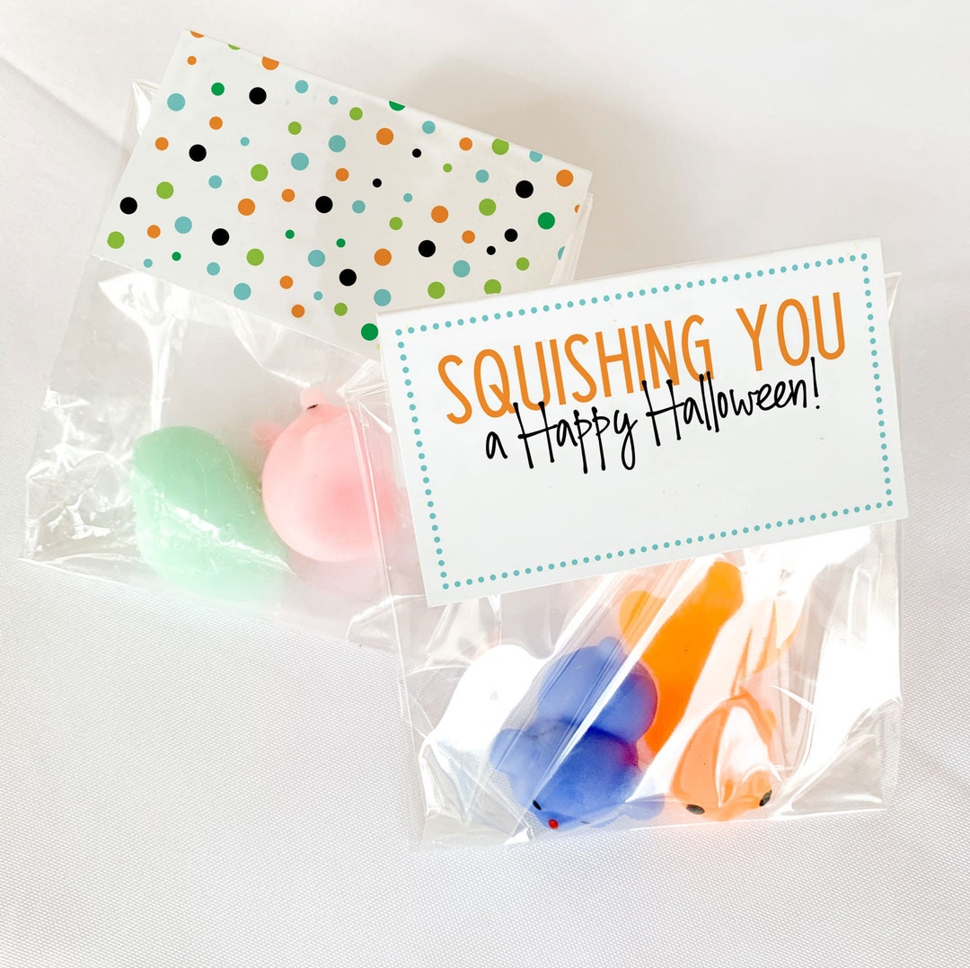 DIGITAL Squishy Halloween Toppers | Kids Halloween Tags | Halloween ...