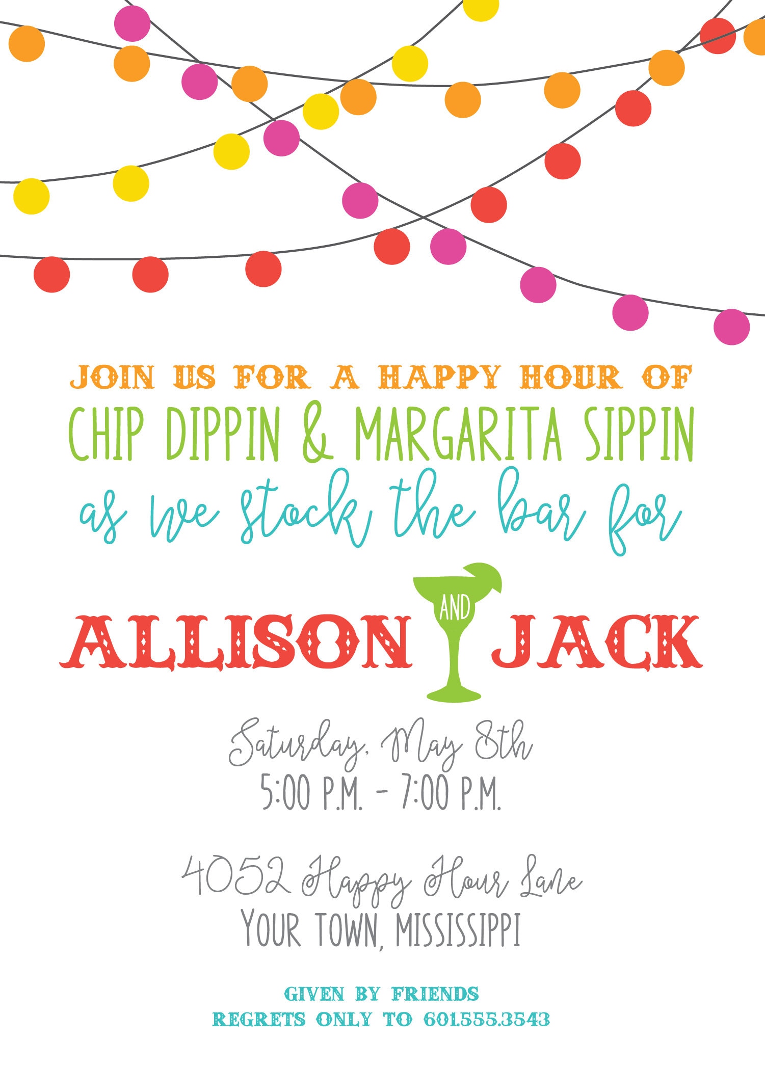 Stock the Bar Fiesta Invitation | Engagement Party | Birthday Party ...