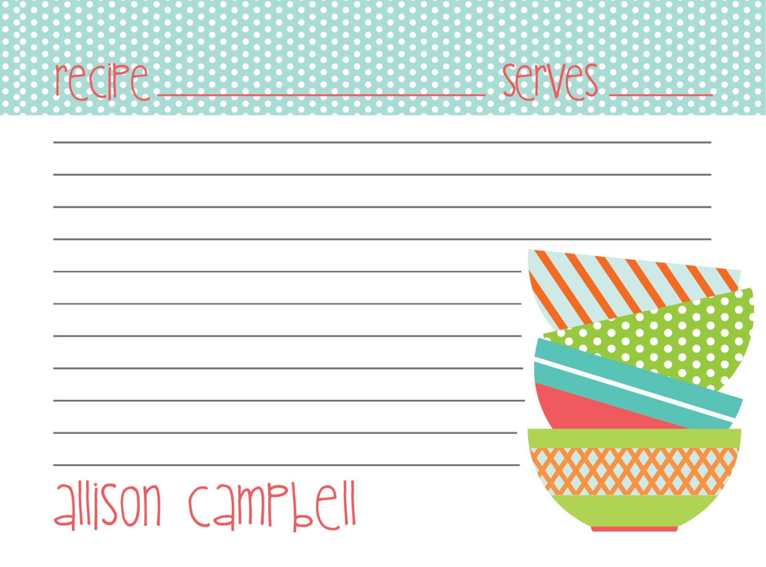 Personalized Recipe Cards Kitchen Cards Baking Cards - Etsy Singapore