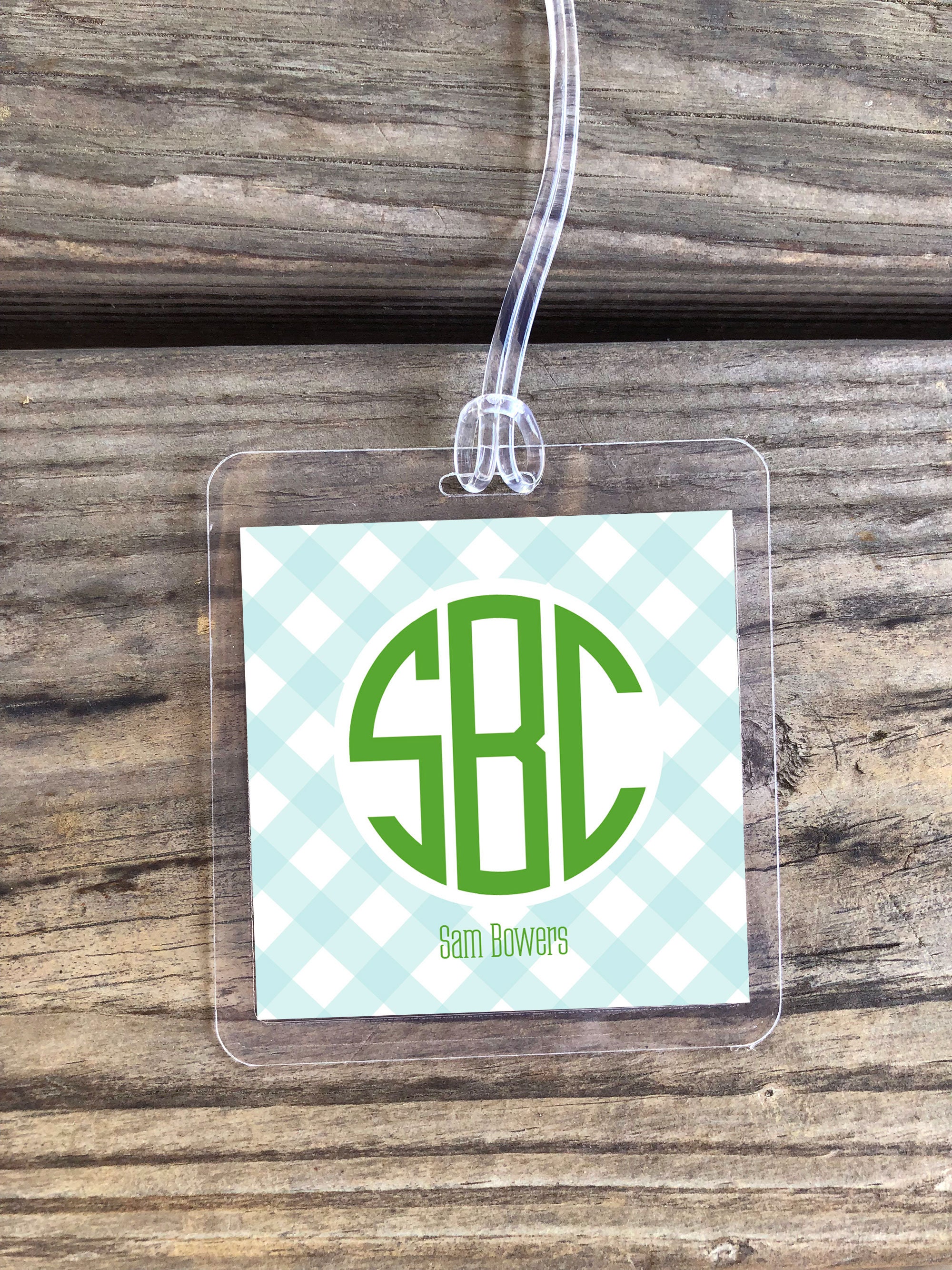 Personalized Monogram Bag Tags Kids Bag Tag Boy Luggage | Etsy