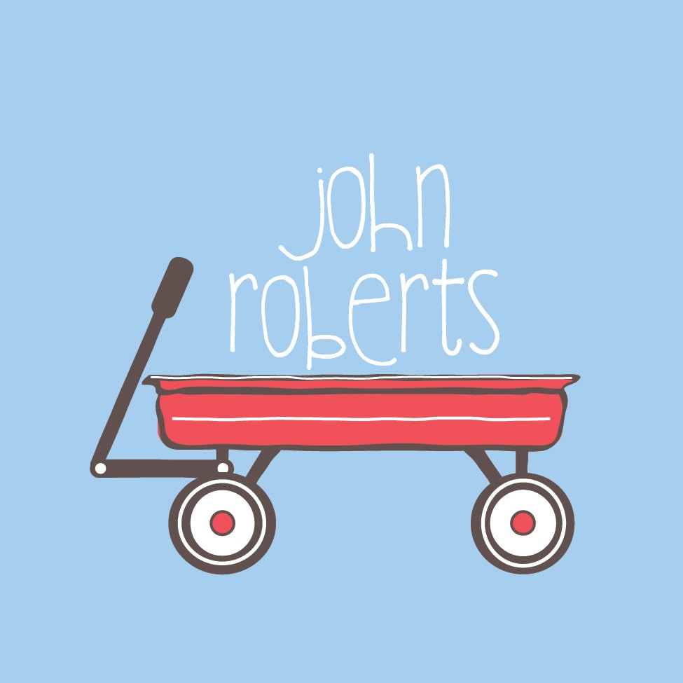 Red Wagon Gift Tags Personalized Calling Card Birthday | Etsy