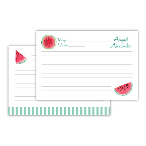 Personalized Recipe Cards - Etsy