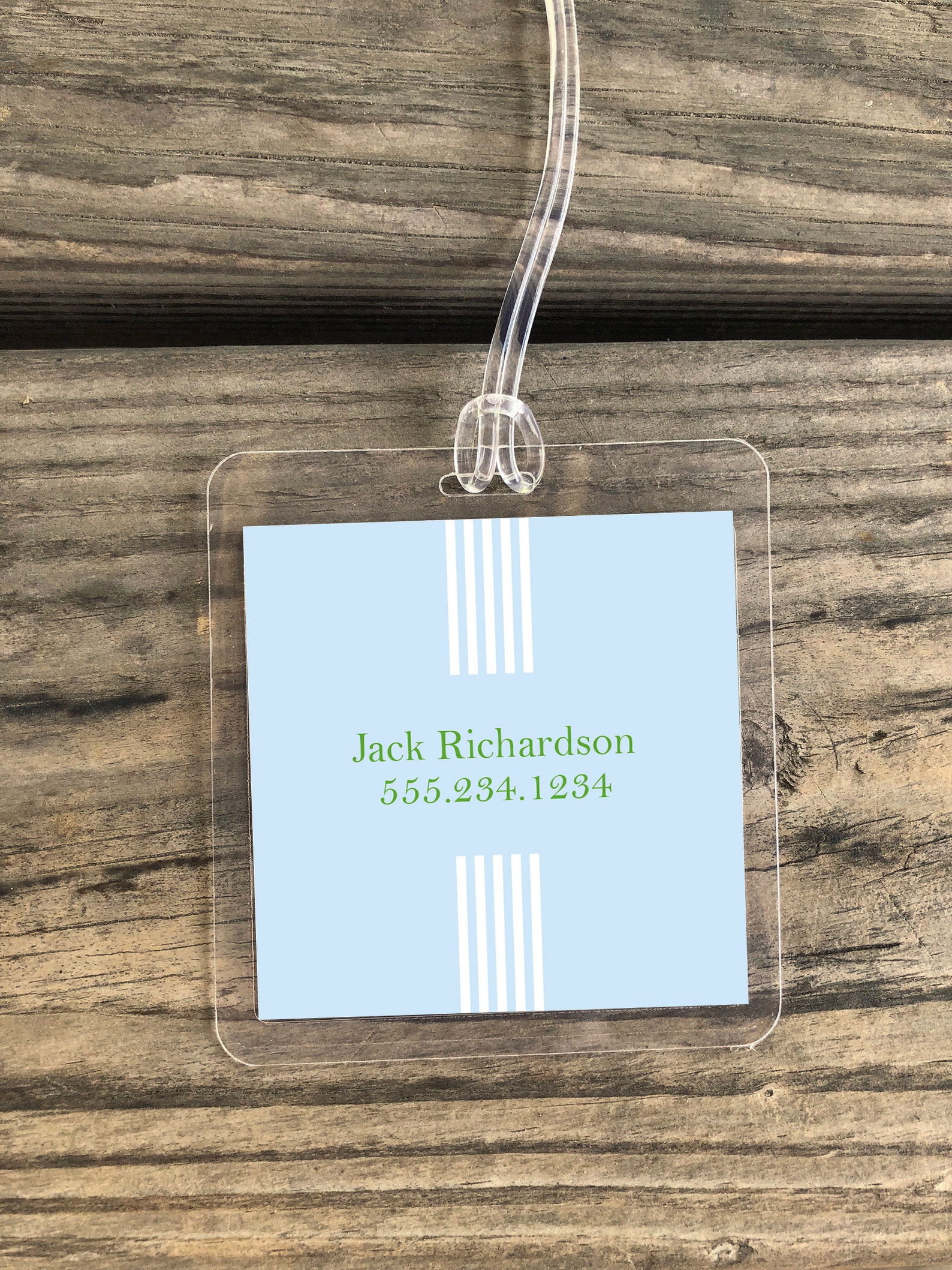 Personalized Monogram Bag Tags | Laminated Bag Tag | Kid Luggage Tag ...