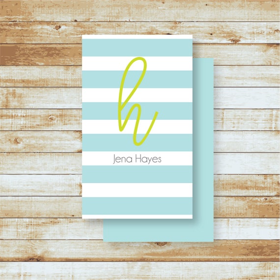 Personalized Beach Stripe Gift Tags Personalized Calling - Etsy