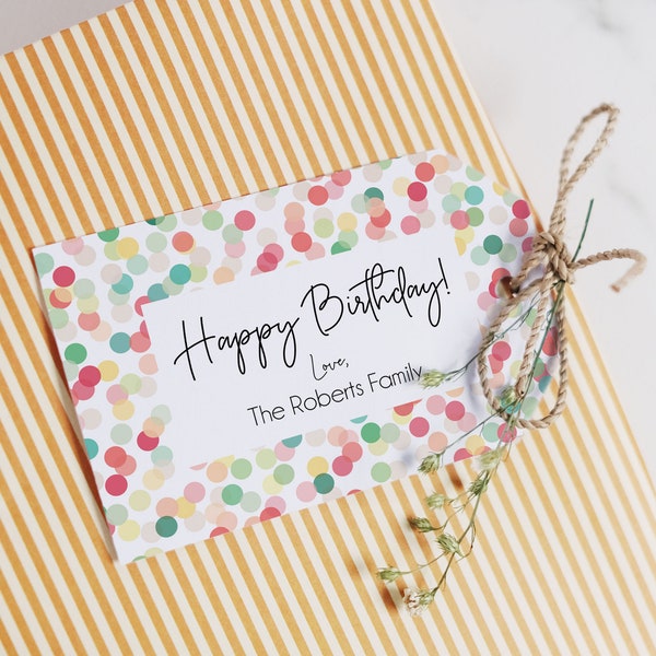Happy Birthday Sticker - Etsy
