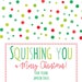 Squishy Christmas Treat Topper | Kids Christmas Favor Tag | Squishy ...