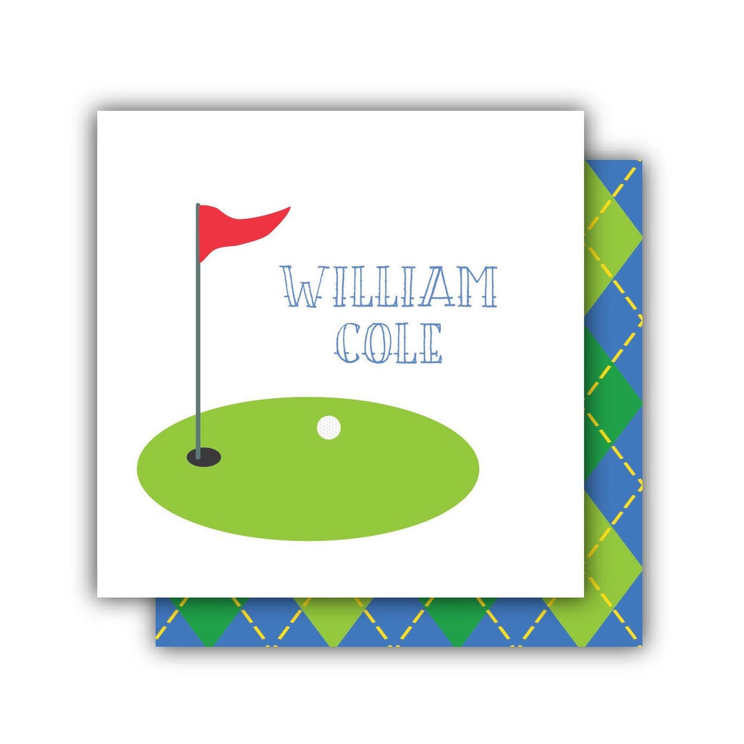 Personalized Golf Gift Tags | Golf Calling Cards | Boy Golf Stickers ...