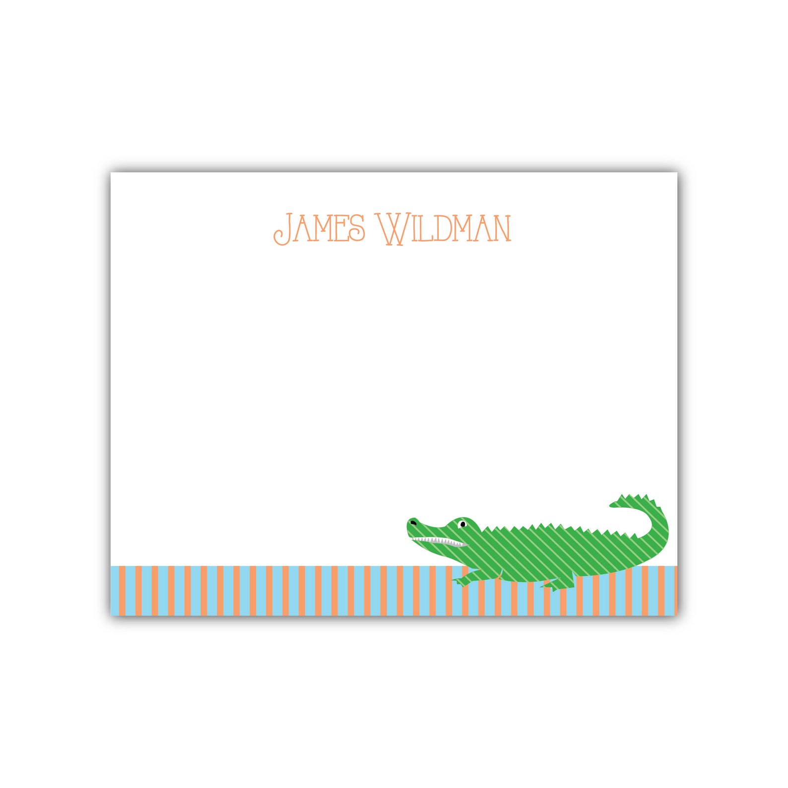 Alligator Stationery Set Alligator Note Cards & Gift Tags - Etsy UK