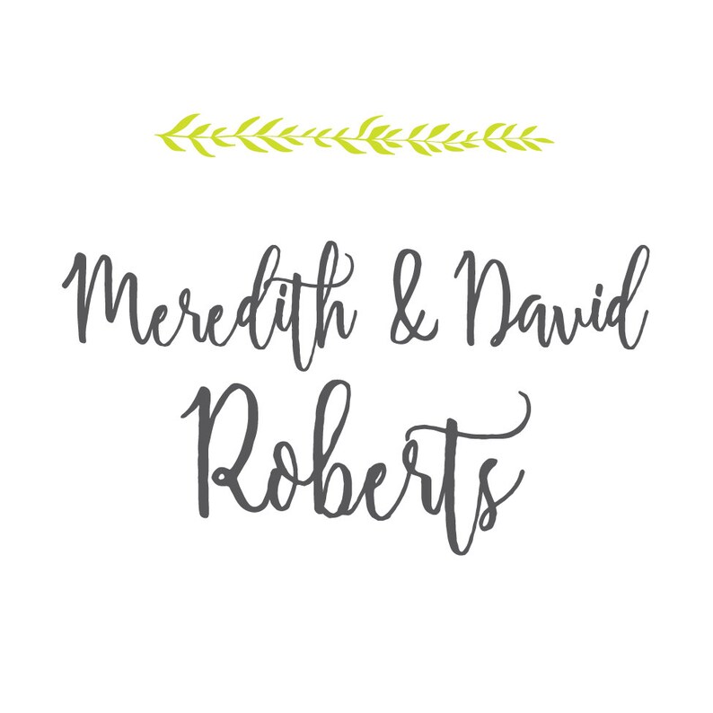 Personalized Couples Gift Tags | Calling Cards | Enclosure Cards | Gift ...