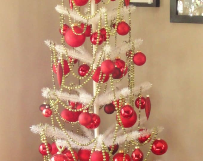 Ivory Goose Feather Christmas Tree - Etsy