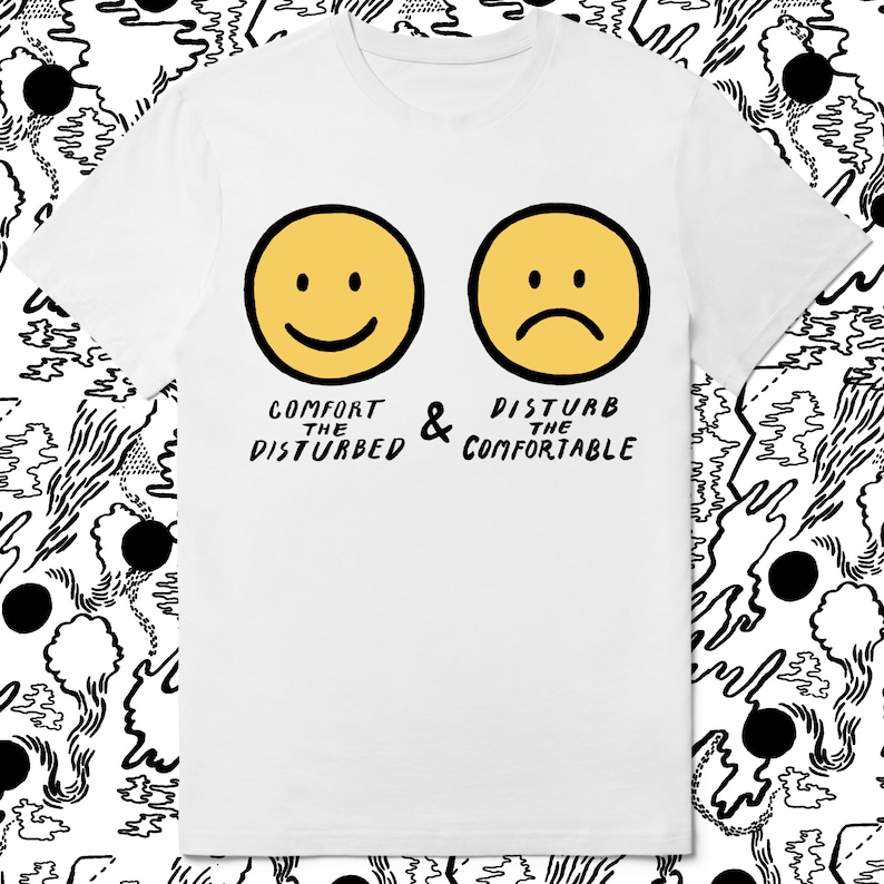 Comfort the Disturbed Smiley Shirt - Etsy