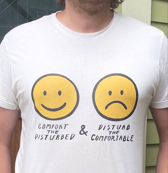 Comfort the Disturbed Smiley Shirt | Etsy