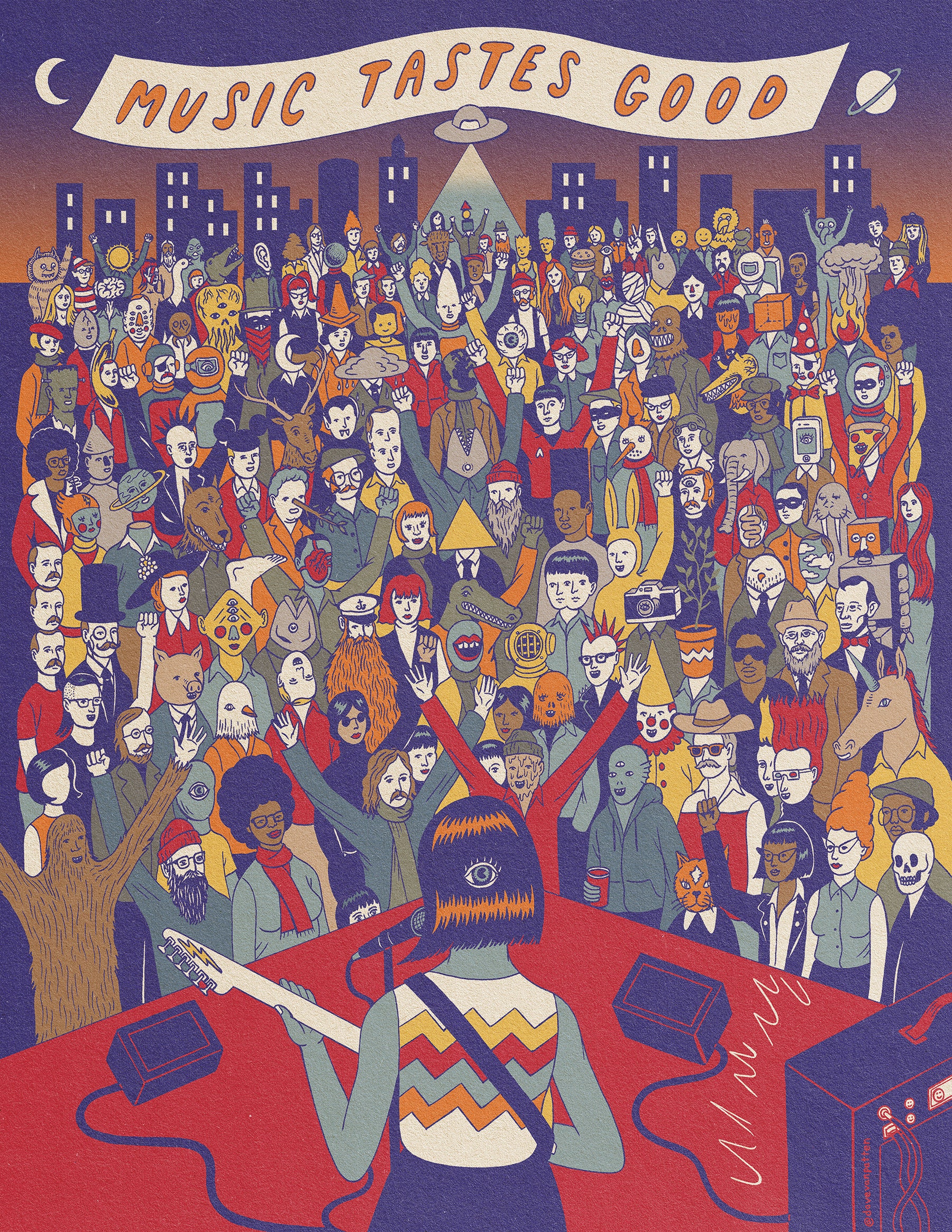 Waldo Music Tastes Good Poster - Etsy