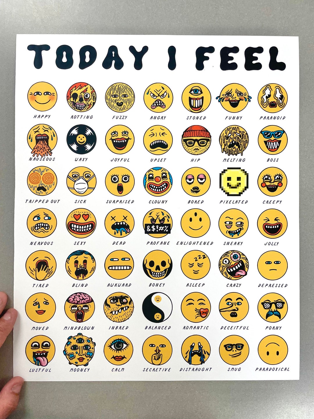 How Are You Today? Print - Etsy