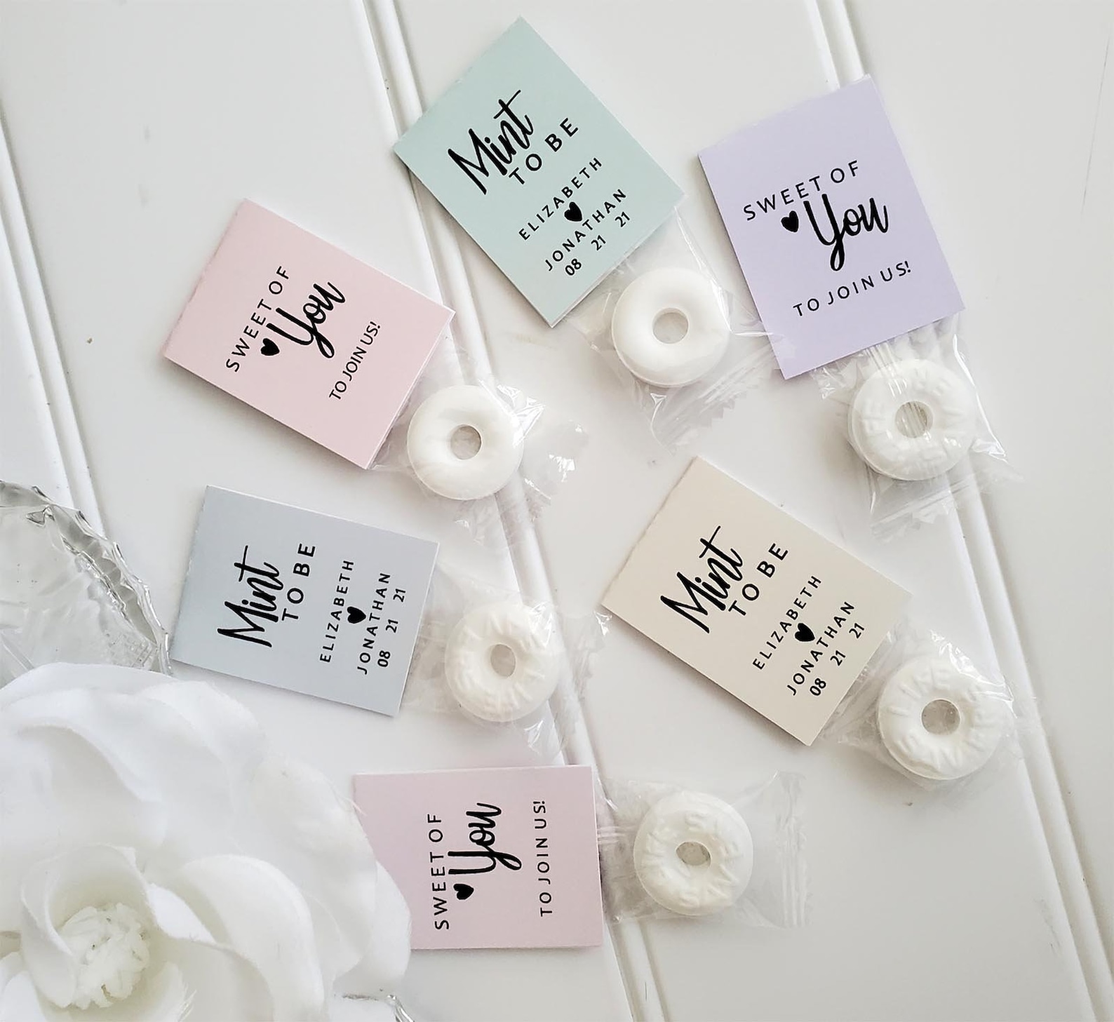 Wedding Mints Mint to Be Favors Wedding Favors Bridal Shower | Etsy