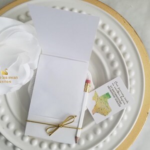Wedding Favors Notepads Personalized 40 at 1.75 Ea. for 40 - Etsy