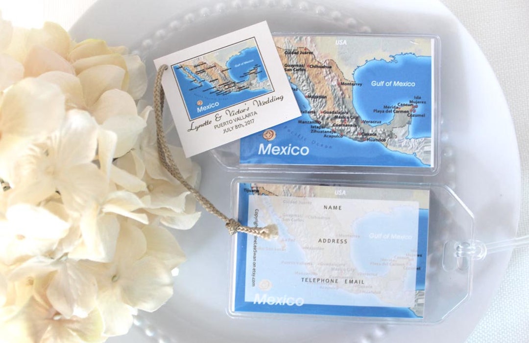 Mexico Puerto Vallarta Mexico Resorts Wedding Luggage Tag Favors ...